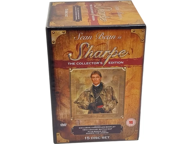 SHARPE THE COLLECTORS Edition 15 Disc Box Set DVD Sean Bean TV Series £ ...