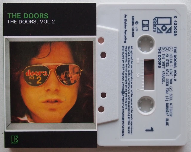 THE DOORS - THE DOORS VOL 2 (ELEKTRA K422008) 1980s UK CASSETTE TAPE ...