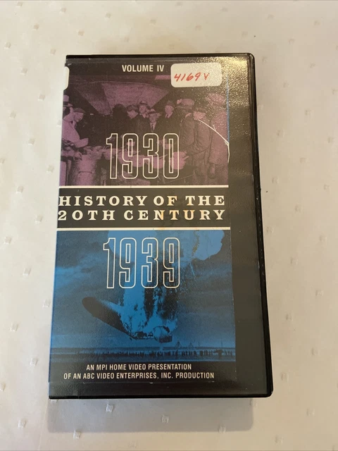 HISTORY OF THE 20th Century VHS vol IV 1930-1939 £12.10 - PicClick UK