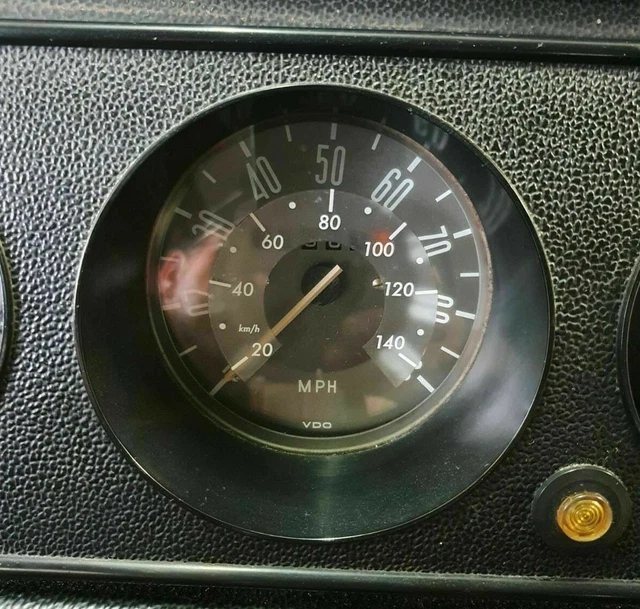 TACHO STICKER FITS for VW Bus T2 Camper Tacho Mph to Kmh Gauge Sticker ...