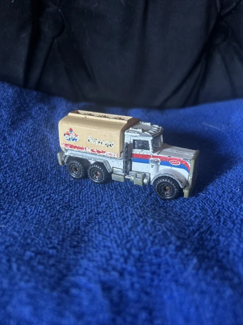 USED MATCHBOX PETERBILT Amoco Tanker - White - Made in Macau 1981 1:80 ...