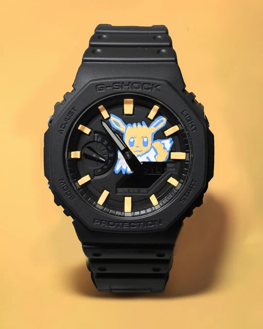 CUSTOM POKEMON EEVEE G-Shock CasiOak $350.00 - PicClick AU