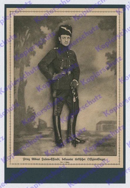 IMPERIAL AIR FORCE Prince Abbas Halem Badge Fur Hat Air Force 1917!! £ ...