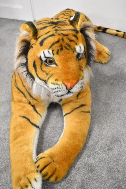 MELISSA & DOUG Giant Tiger Plush Stuffed Animal Toy 104cm x 44cm £60.00 ...