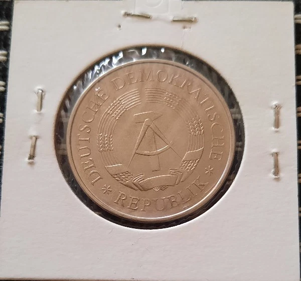 DDR – PROBE 5 Mark 1969 20 Jahre DDR – Nickelprobe (Materialprobe) EUR ...