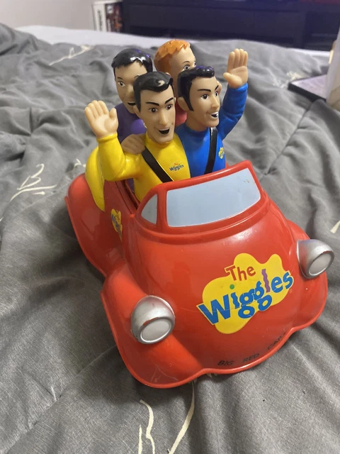 THE WIGGLES MOVING Singing Big Red Car Musical Toy Working Sounds 2003 ...
