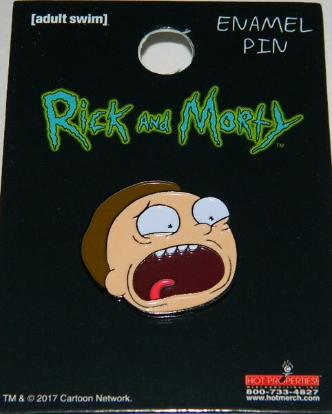 RICK AND MORTY Animated TV Series Mortys Head Metal Enamel Pin NEW ...