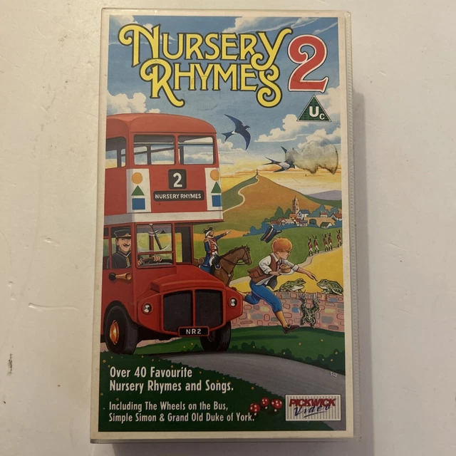 NURSERY RHYMES 2 - VHS video tape - Pickwick Video £10.00 - PicClick UK