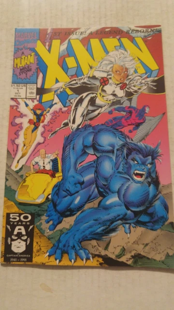 X-MEN #1 OCTOBER 1991 Marvel Comics Beast Professor X Legend Reborn EUR ...