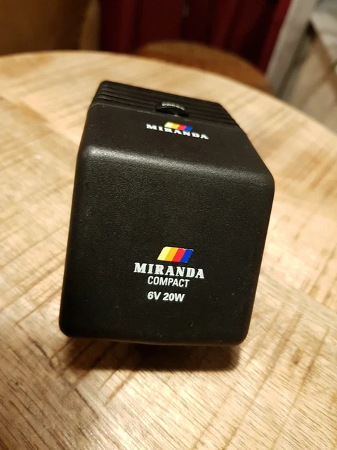 VINTAGE MIRANDA COMPACT 6v 20w Camera Video Camcorder Flash Gun Light ...