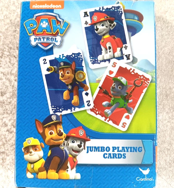 JUMBO PLAYING CARD Game Paw Patrol Nickelodeon $9.65 - PicClick