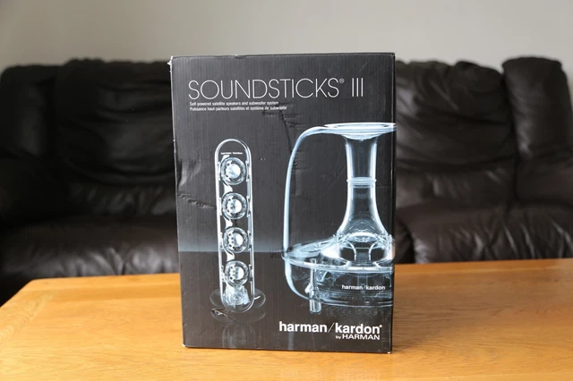 HARMAN KARDON SOUNDSTICKS III 3 PC Laptop iPod Mac Mp3 Speaker System £ ...
