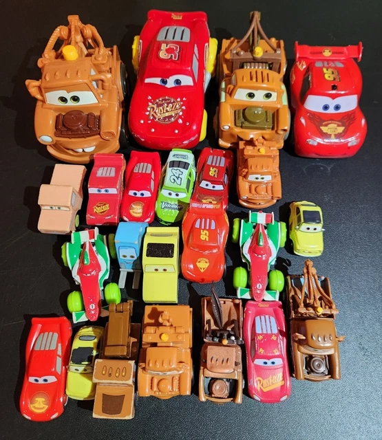 DISNEY PIXAR CARS MOVIE MEGA LOT OF 23 DIECAST & MIXED CARS Some ...