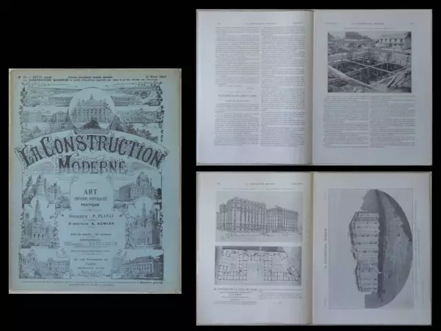 LA CONSTRUCTION MODERNE n°25-1913- CALAIS, PARIS, HBM AVENUE ZOLA ... LA CONSTRUCTION MODERNE n°25-1913- CALAIS, PARIS, HBM AVENUE ZOLA ...