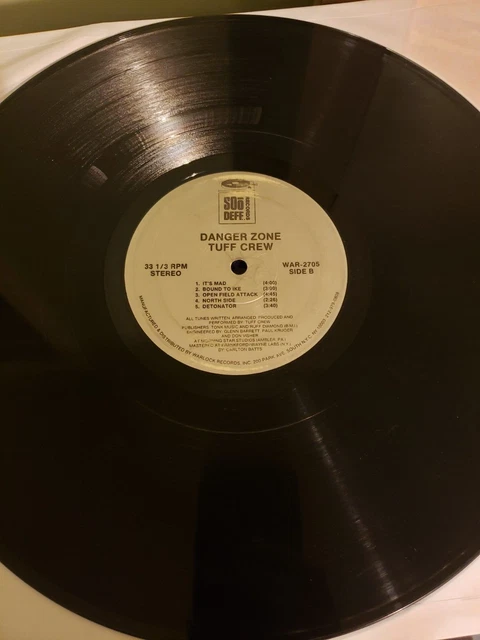 TUFF CREW DANGER Zone Warlock 1988 Classic Hip Hop Philly My Part Of ...