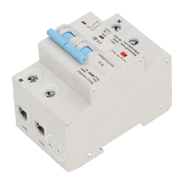 100A WIFI CIRCUITBREAKER 2P DINRail Remote Circuit Breaker Switch W ...