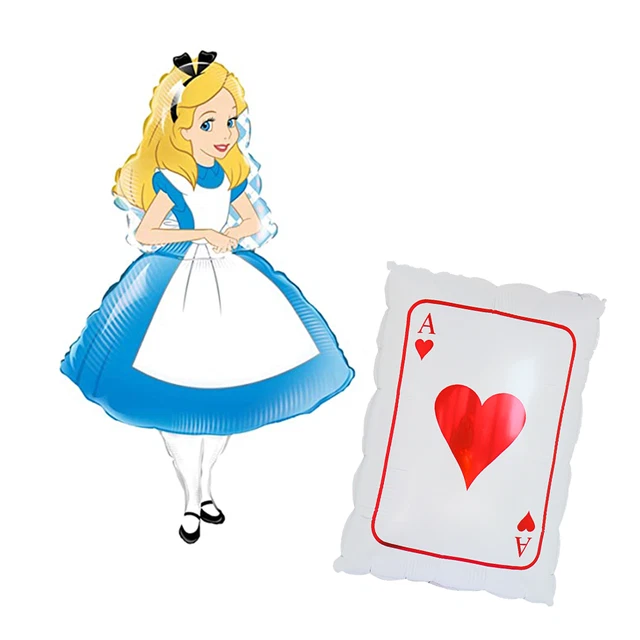 ALICE BALLOONS POKER Balloon Alice Wonderland Theme Birthday Party ...