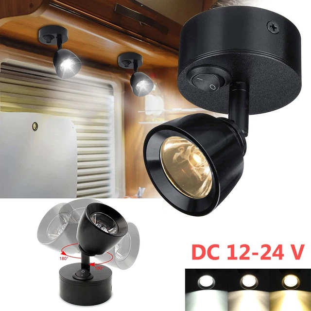 12-24V INTERIOR LED Spot Light For Camper Van Caravan Motorhome Boat ...