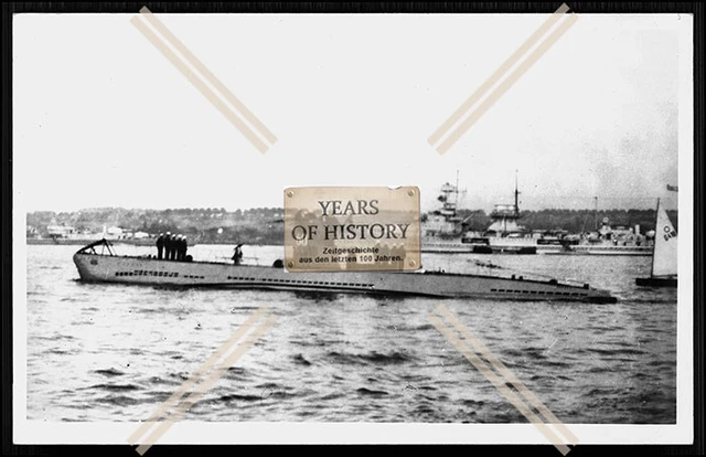 FOTO UNTERSEEBOOT U-BOOT U 60 Nummer am Boot und Turm deutsche ...