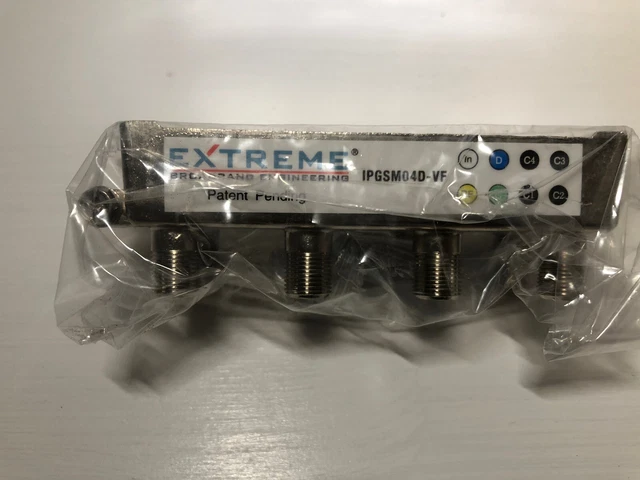 EXTREME BROADBAND 8 Way Coaxial Gateway Splitter IPGSM04D-VF Set of 3 ...