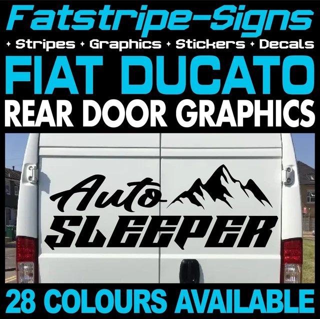 TO FIT FIAT DUCATO AUTO SLEEPER STICKERS GRAPHICS CAMPER VAN MOTORHOME ...