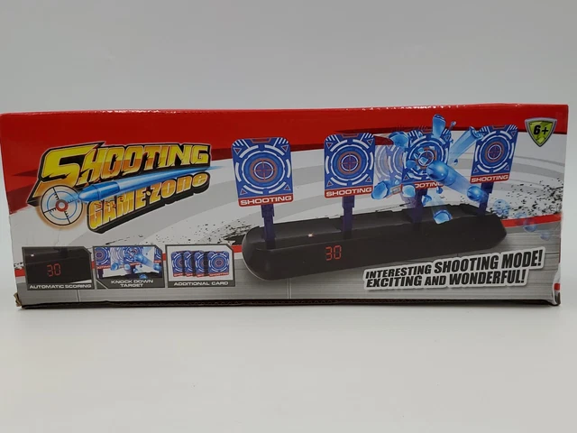 SHOOTING GAME ZONE For Nerf Guns Electronic Target With Digital Score ...