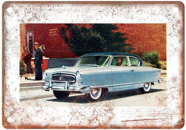 VINTAGE 1954 NASH Automobile Ad Retro Look Reproduction Metal Sign ...