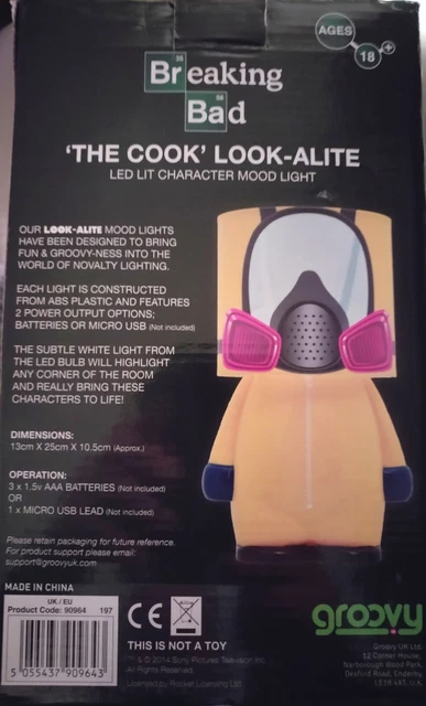 BREAKING BAD 'THE Cook' Look-A lite Led Character Mood Light £14.23 ...