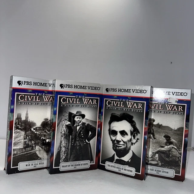 4 THE CIVIL War by Ken Burns PBS VHS – War Documentary Series Volumes 2 ...