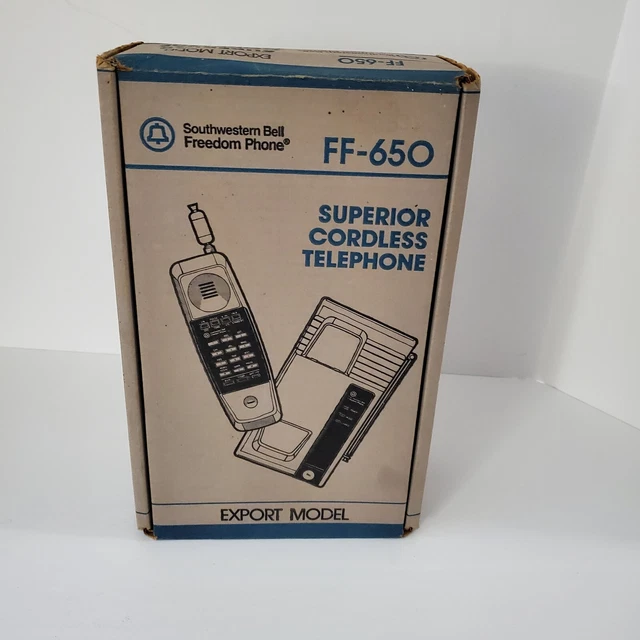 VINTAGE SOUTHWESTERN BELL Freedom Phone Cordless Model FF-650 Original ...