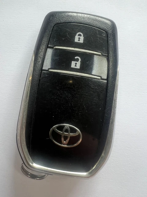 GENUINE TOYOTA HILUX 2 Button Remote Smart Key Fob Tested Tokai Rika ...