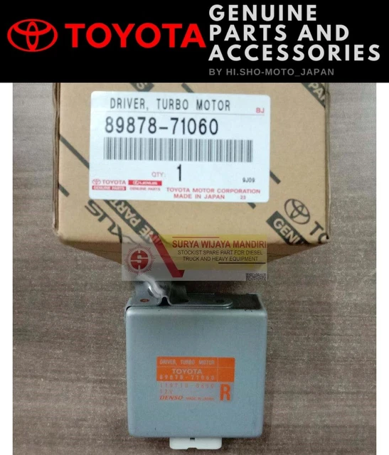 OEM TOYOTA HILUX Fortuner 1KD 2KD Diesel Genuine Turbo Motor Driver ...