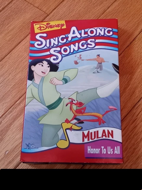 Disney Sing Along Songs Mulan Honor To Us All Vhs 1998 Testé Et