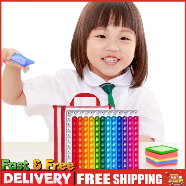 MULTIPLICATION FLASH CARDS 12x12 Fidget Chart for Kids in 3rd 4th 5th ...