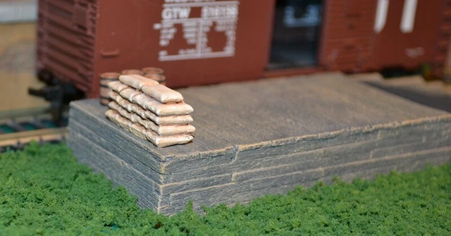 PRODUITS MP LOADING Ramp HO Scale, diorama rampe dock platform # H016 ...