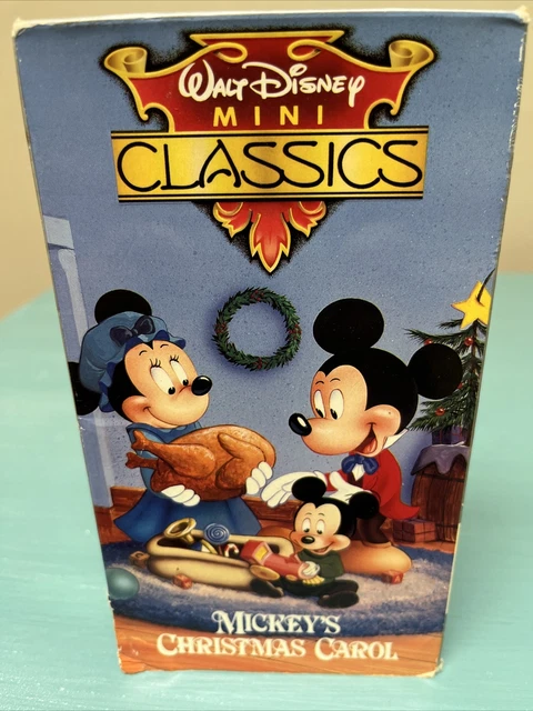 WALT DISNEY MINI Classics Mickeys Christmas Carol Holiday VHS Video ...