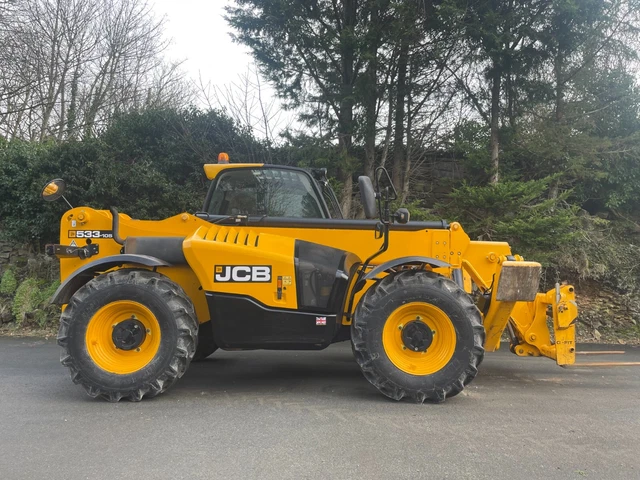 JCB 533-105 TELEHANDLER Telescopic Handler, loadall Forklift 10 9 metre ...