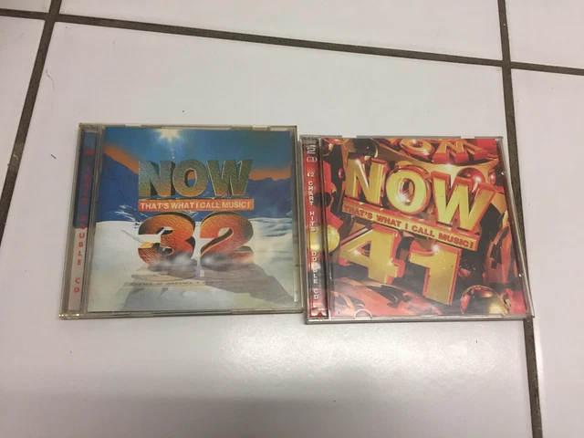 NOW THATS WHAT I call music CD 32 & 41 £4.99 - PicClick UK