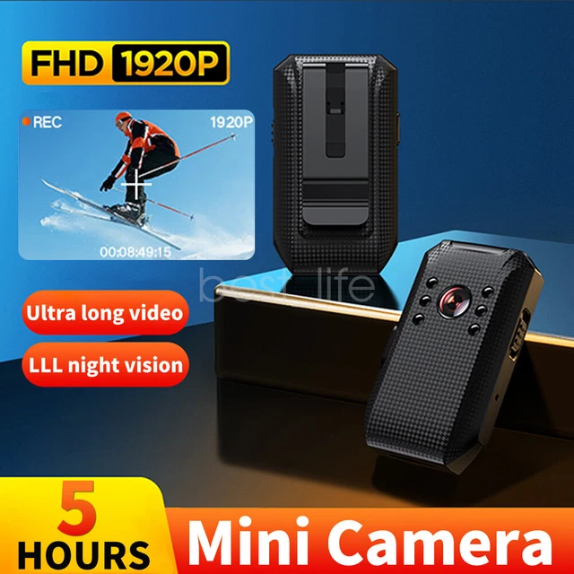1080P HD MINI Body Camera 256G Wearable Action Cam Night Vision Video ...