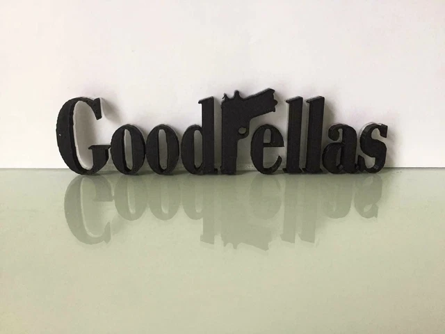 GOODFELLAS MOVIE LOGO Display Text Stand Jimmy Tommy Gangster New York ...