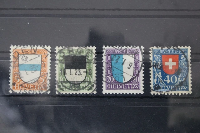 SCHWEIZ 175-178 GESTEMPELT Pro Juventute #WL030 EUR 19,00 - PicClick DE