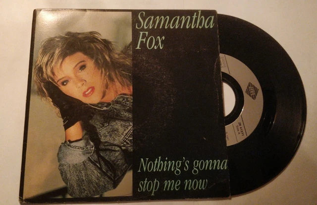 SAMANTHA FOX - Nothing's Gonna Stop Me Now - Disque vinyle d'occasion 7 ...