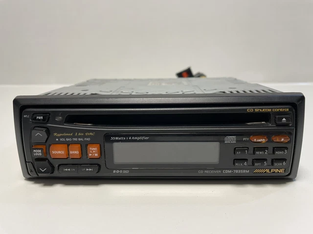 ALPINE CDM-7835RM ROT /RED CD Player Receiver Autoradio CD Changer ...