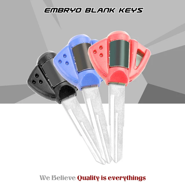 MOTORCYCLE BLANK KEY Uncut Blade For SUZUKI GSXR600 750 1000 GZ250 ...