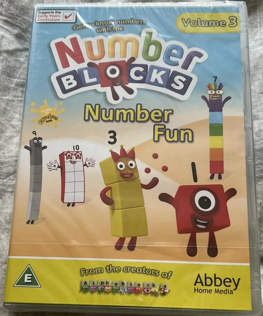 NUMBER BLOCKS DVD Number Fun Oop Rare Volume 3 Counting Maths Educational New EUR 46,28 ...