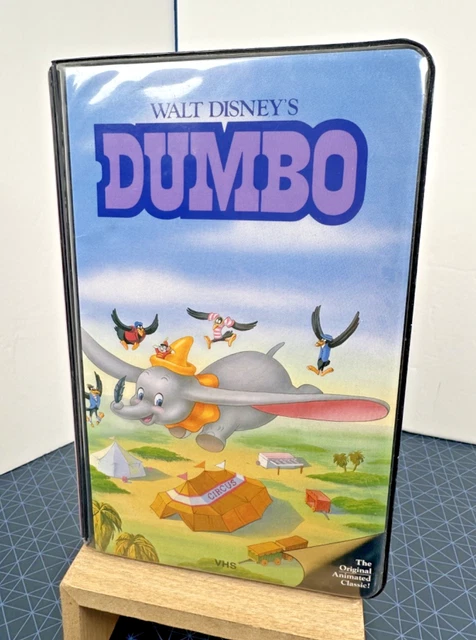 DUMBO (VHS, 1985, First Release, Walt Disney, Black Diamond Classics ...