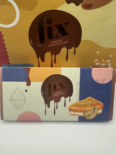 FIX ORIGINAL DUBAI Chocolate Bar With Pistachio Kunafa Filling 200g One ...