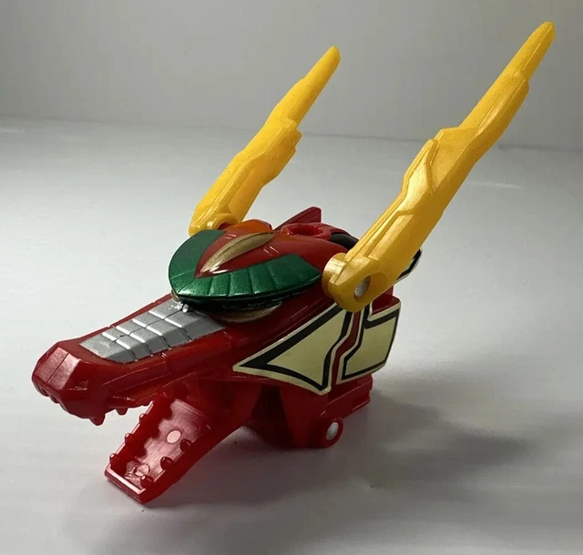 MIGHTY MORPHIN POWER Rangers Morpher Dragon Zord Thunderzord Red Head ...