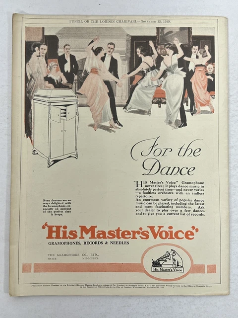 PUNCH MAGAZINE - Nov 12, 1919 - Ads - London - Short Stories - History ...