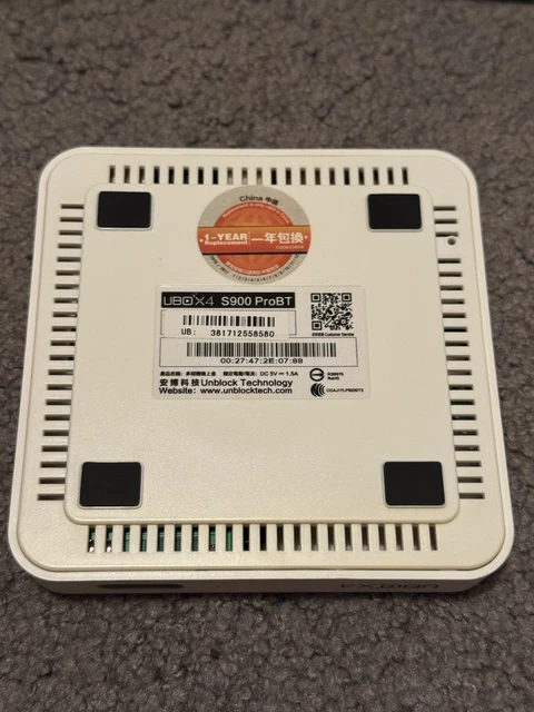 UNBLOCK TECH UBOX 4 S900 ProBT Gen 4 TV Box Media Streamer $156.37 ...